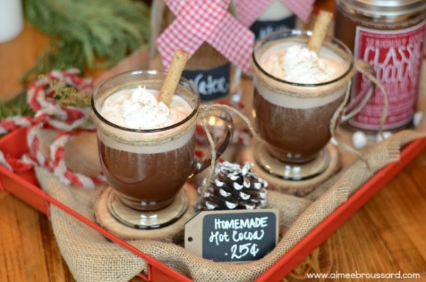 Holiday Hot Cocoa & Coffee Station