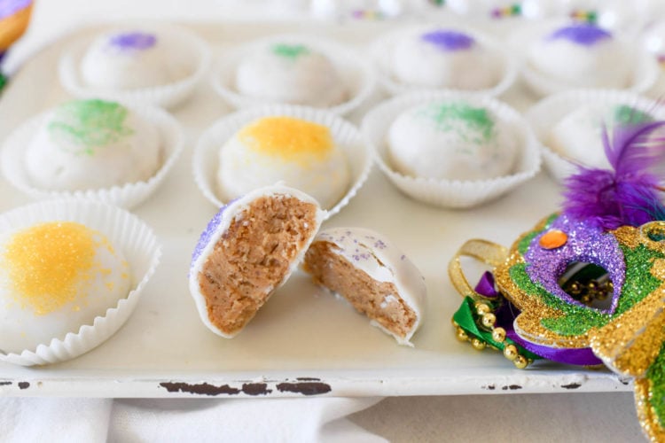 King Cake Oreo Truffles • Aimee's Pretty Palate